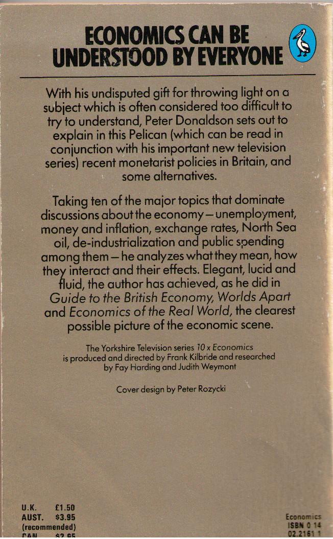 10 x Economics : A Simple Guide to the Economics of the Early Eighties ...
