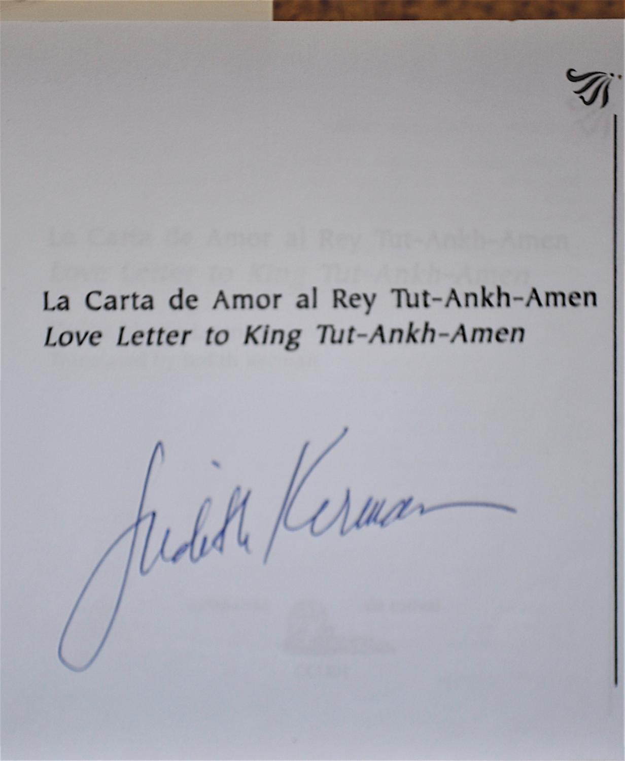 La Carta De Amor al Rey Tut-Ankh-Amen/Love Letter to King Tut-Ankh-Amen ...