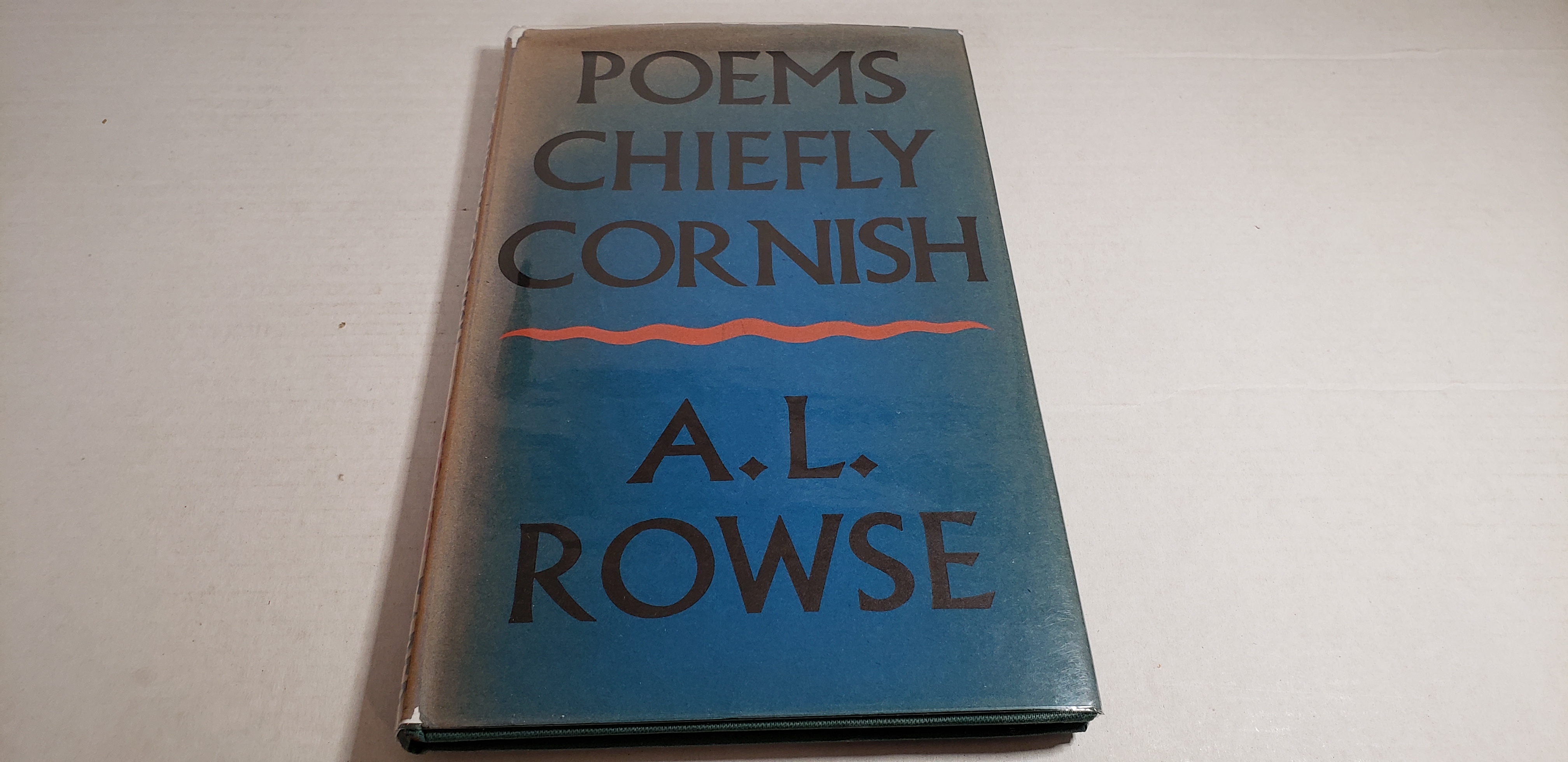 Poems Chiefly Cornish by A. L. Rowse: Near Fine Cloth Hard Cover (1946 ...