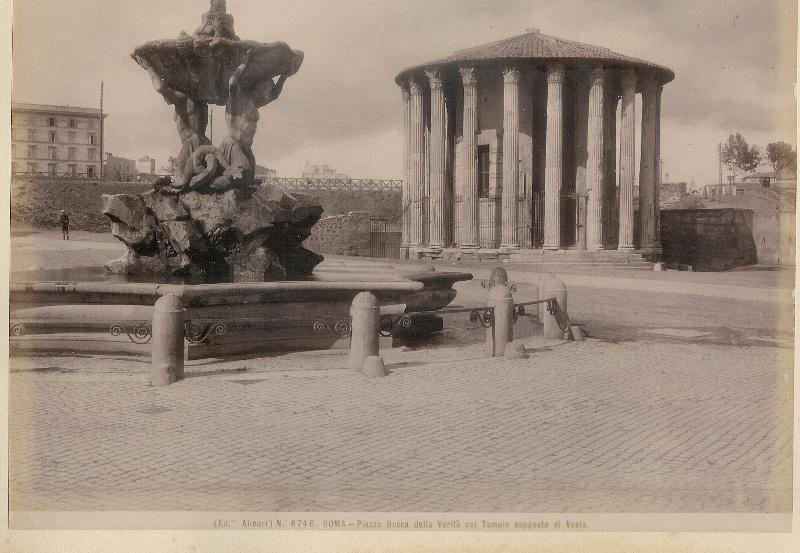 Roma - Piazza Bocca della Vertita col Tempio supposto di Vesta. Reg.-No ...