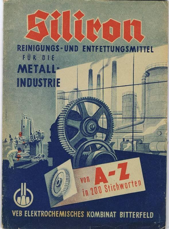 Siliron. Reinigungs- und Entfettungsmittel für die Metallindustrie von ...