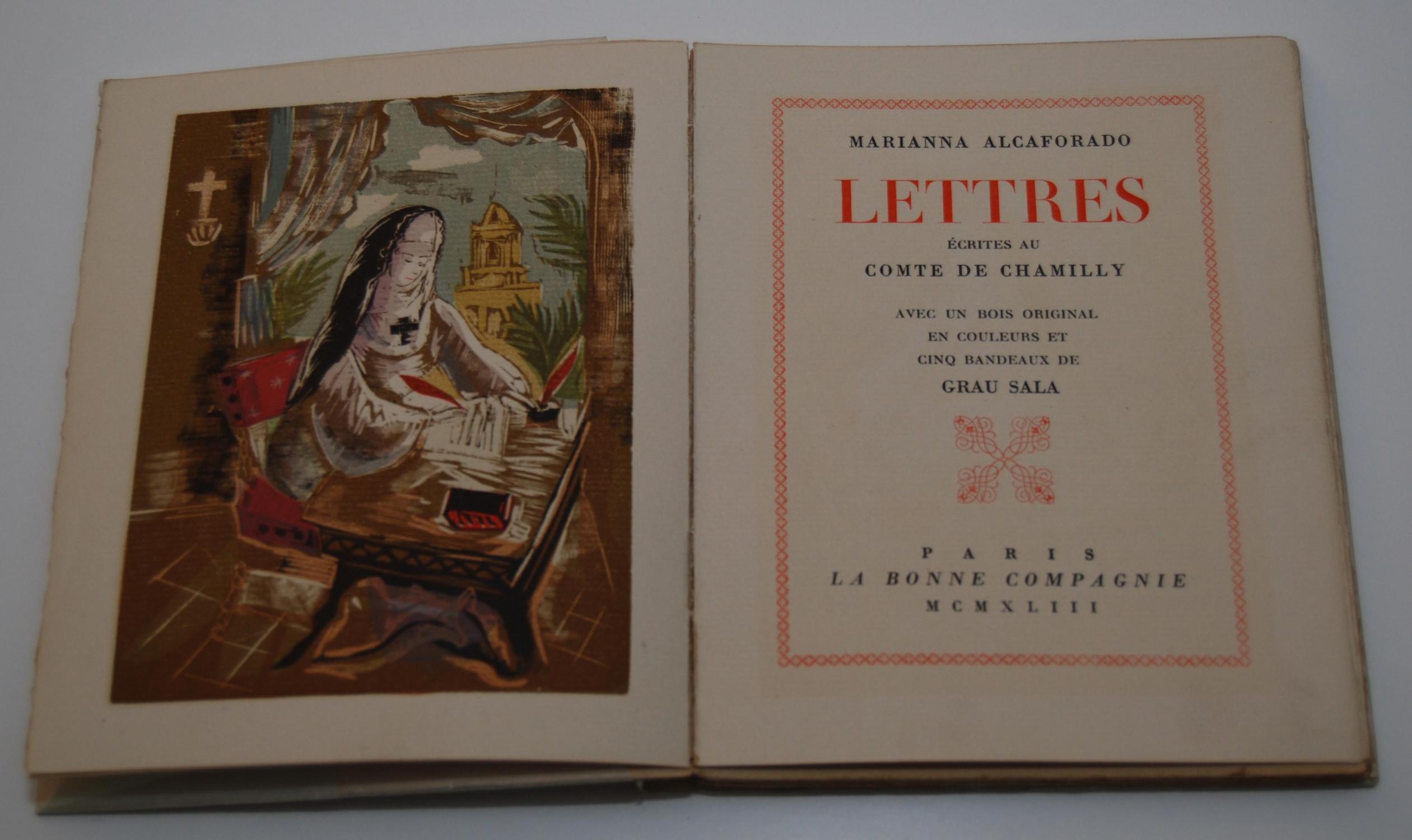Lettres d'amour de la religieuse portugaise by Alcaforado, Marianna ...
