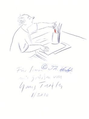 HANS TRAXLER (1929) deutscher Maler, Cartoonist, Illustrator (Neue ...