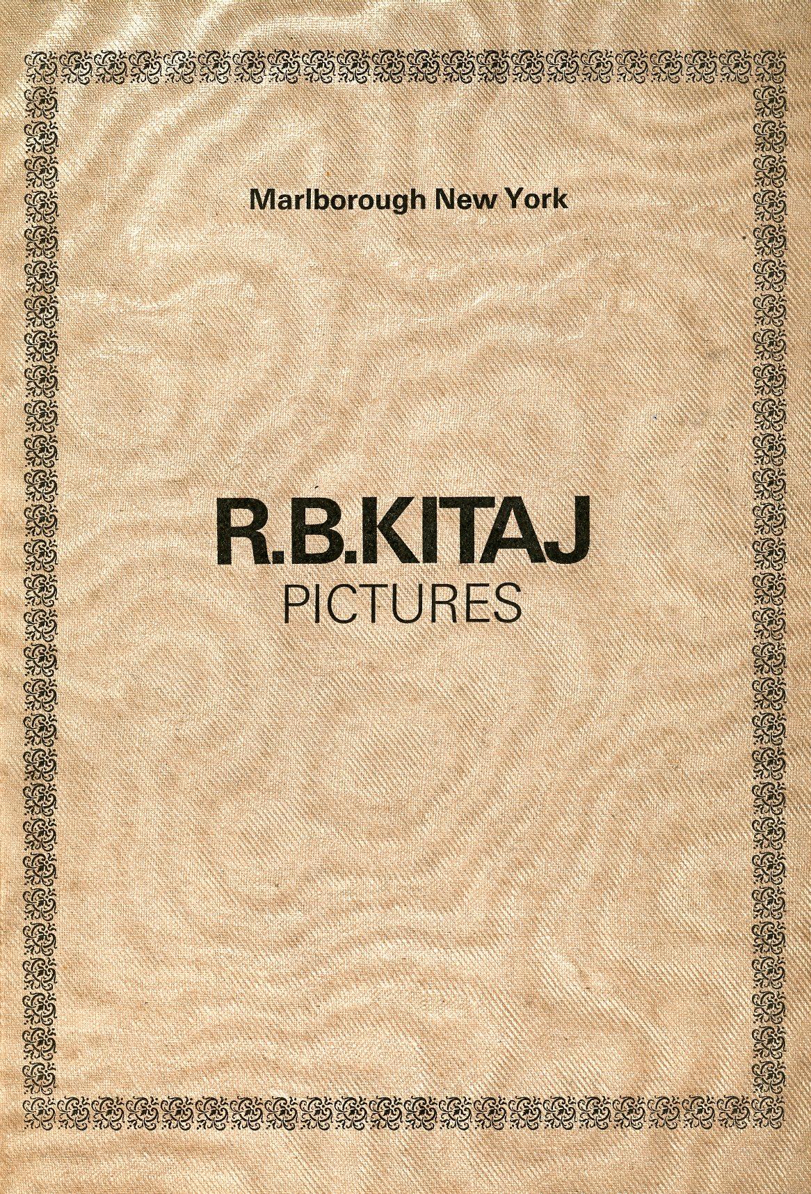R.B. Kitaj Pictures by KITAJ, Ronald Brooks (Cleveland, 1932 - Los ...