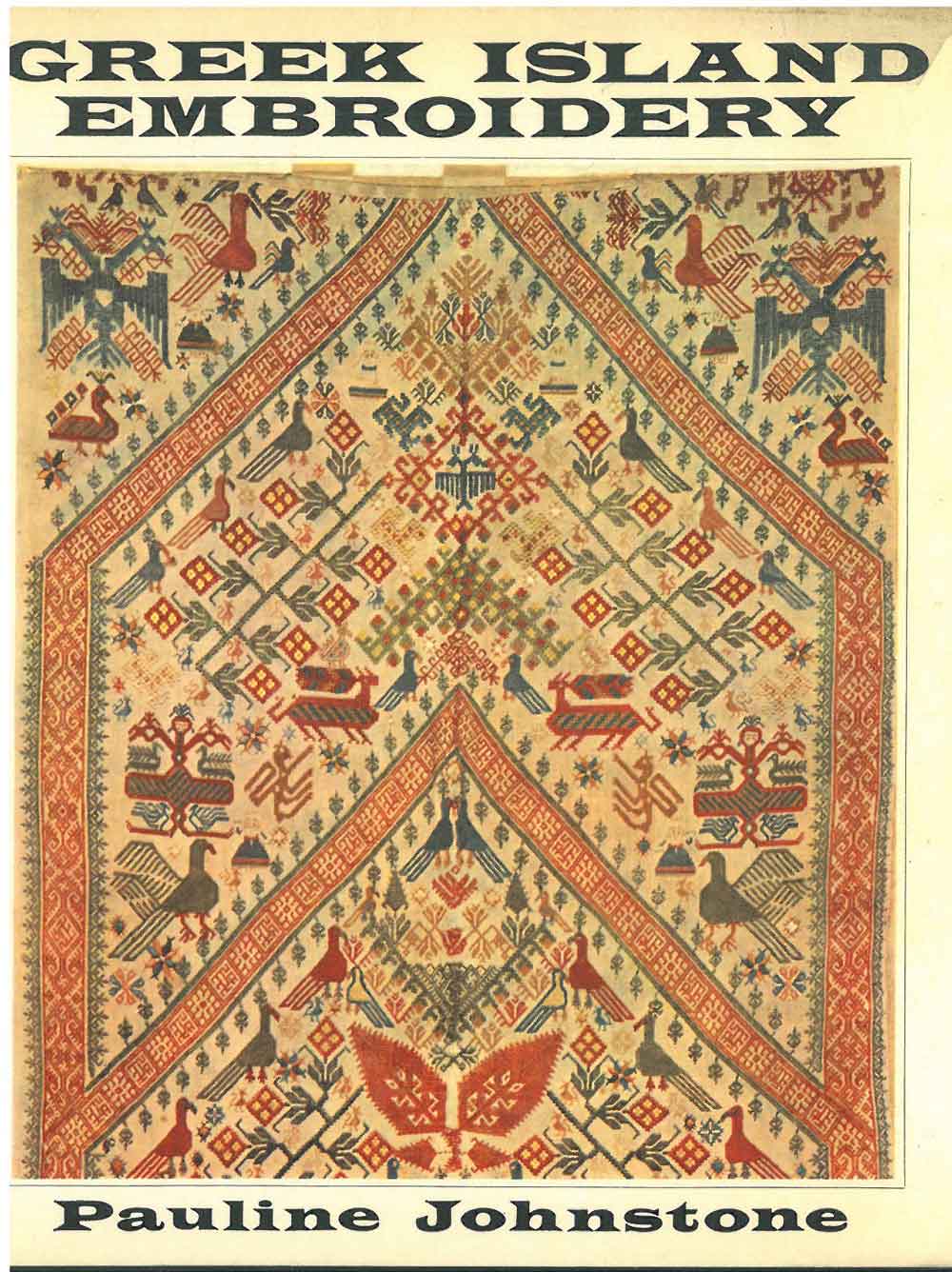 Greek island embroidery von Johnstone Pauline: (1961) | Studio ...