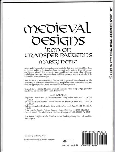 Medieval Designs Iron-on Transfer Patterns - medieval Lions; Birds ...