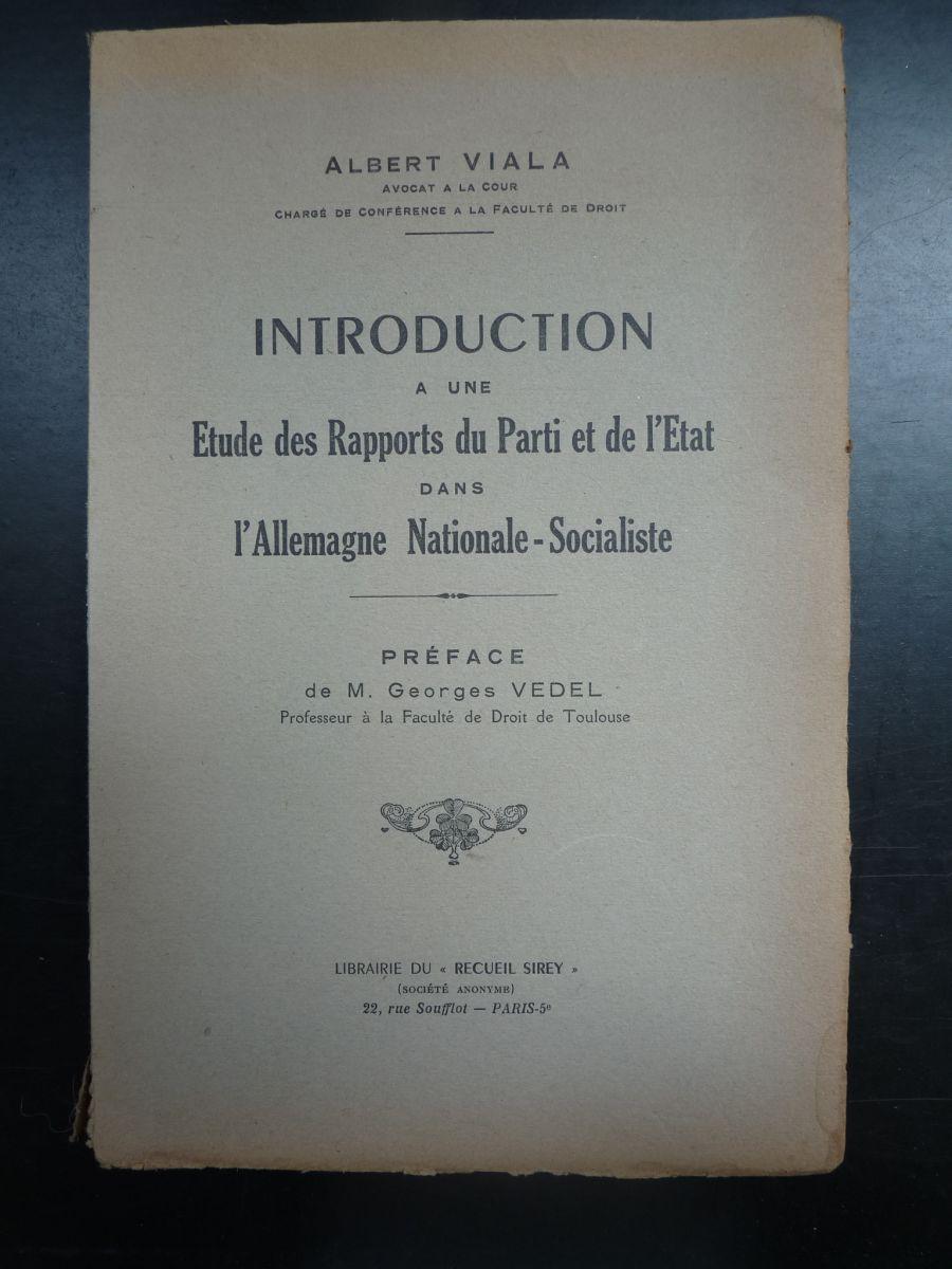 Introduction à une Etude des Rapports du Parti et de l'Etat dans l ...