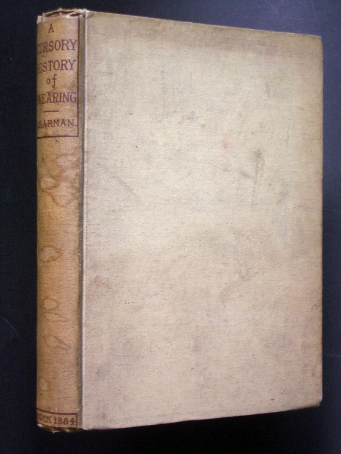 A Cursory History of Swearing by Sharman, Julian: Good Hard Cover (1884 ...