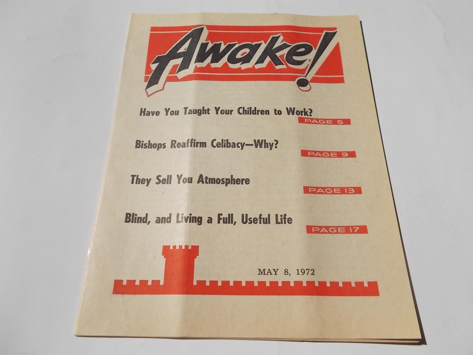 Awake! (May 8, 1972) Single Issue Magazine by Watchtower Bible and ...