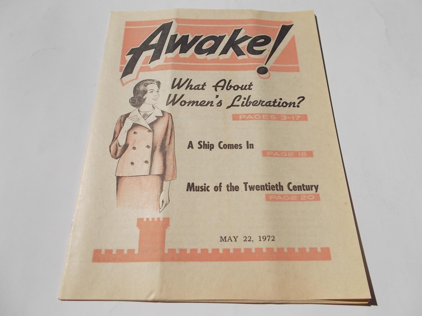 Awake! (May 22, 1972) Single Issue Magazine by Watchtower Bible and ...