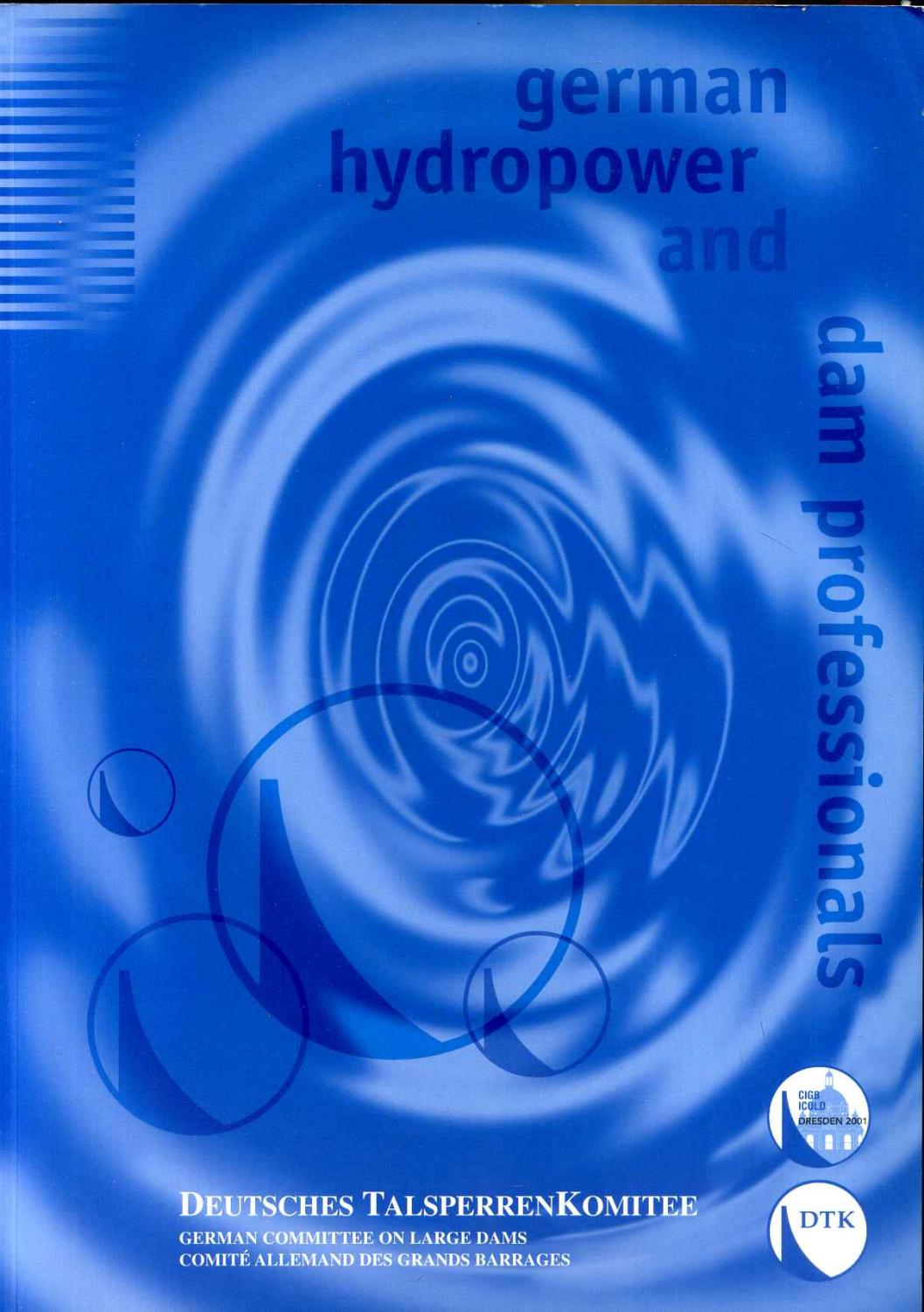 GERMAN HYDROPOWER AND DAM PROFESSIONALS. by Lutestratkotter, Herbert ...