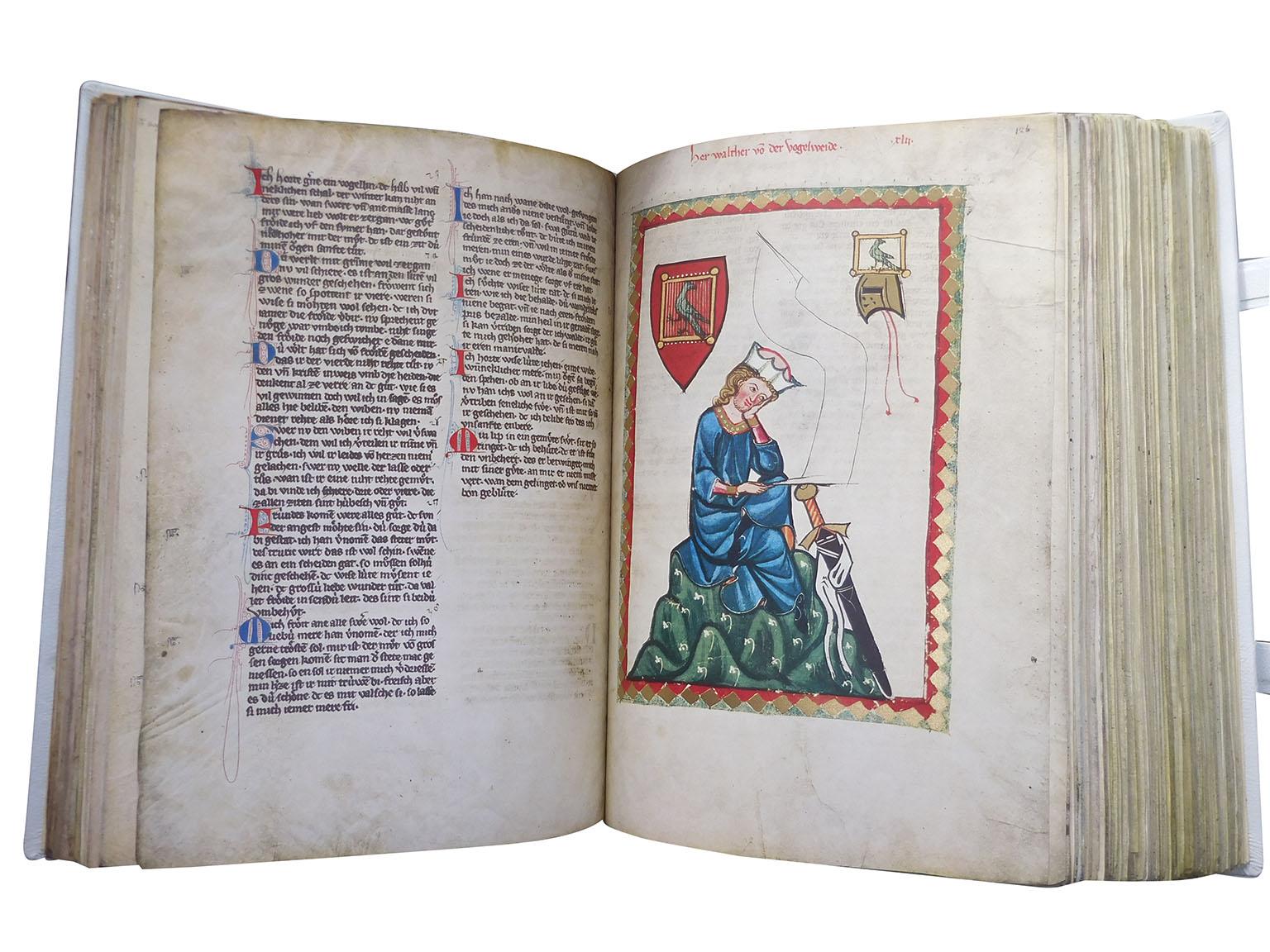 CODEX MANESSE - DIE GROSSE HEIDELBERGER LIEDERHANDSCHRIFT. Cod. Pal ...