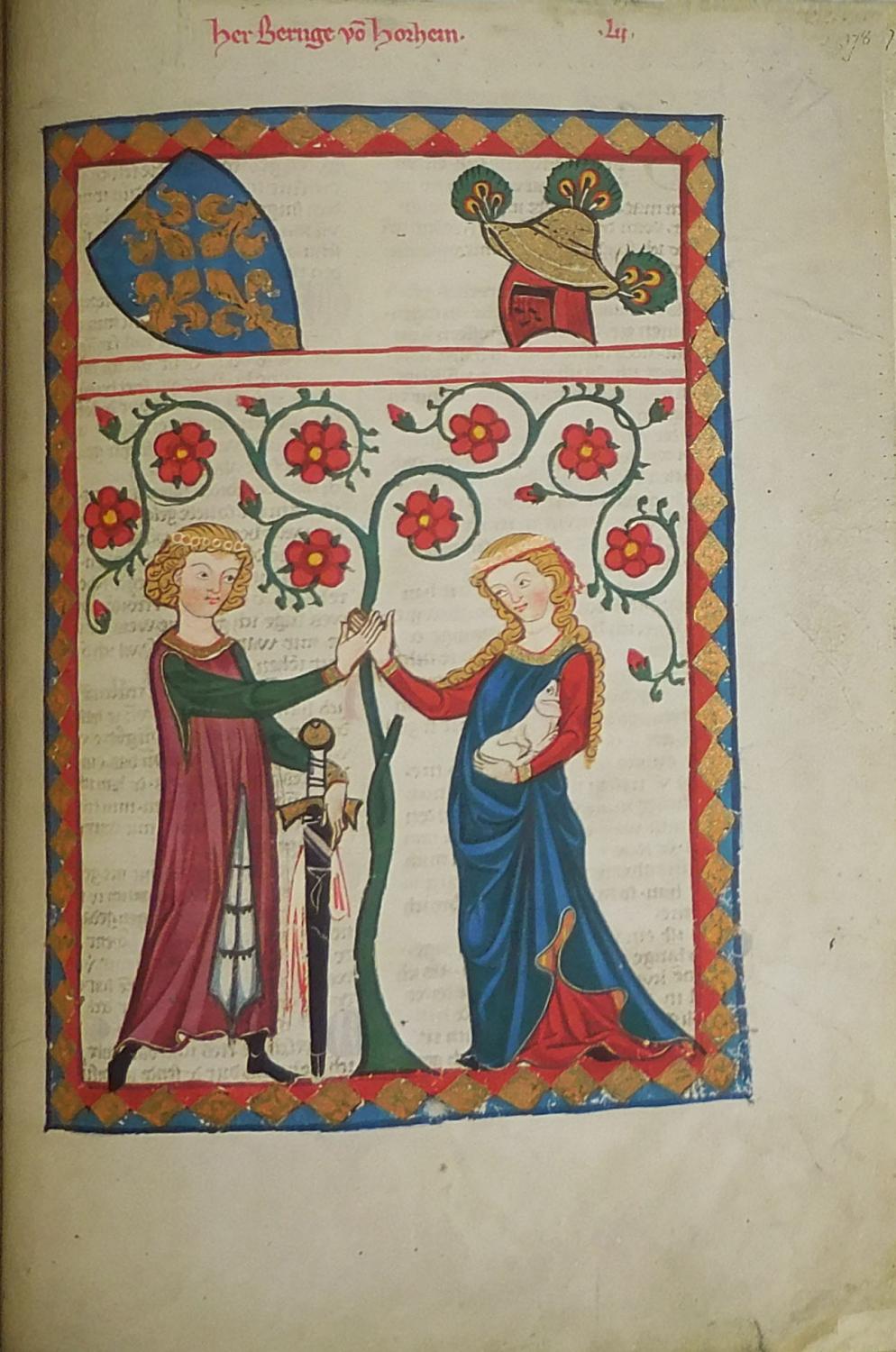 CODEX MANESSE - DIE GROSSE HEIDELBERGER LIEDERHANDSCHRIFT. Cod. Pal ...
