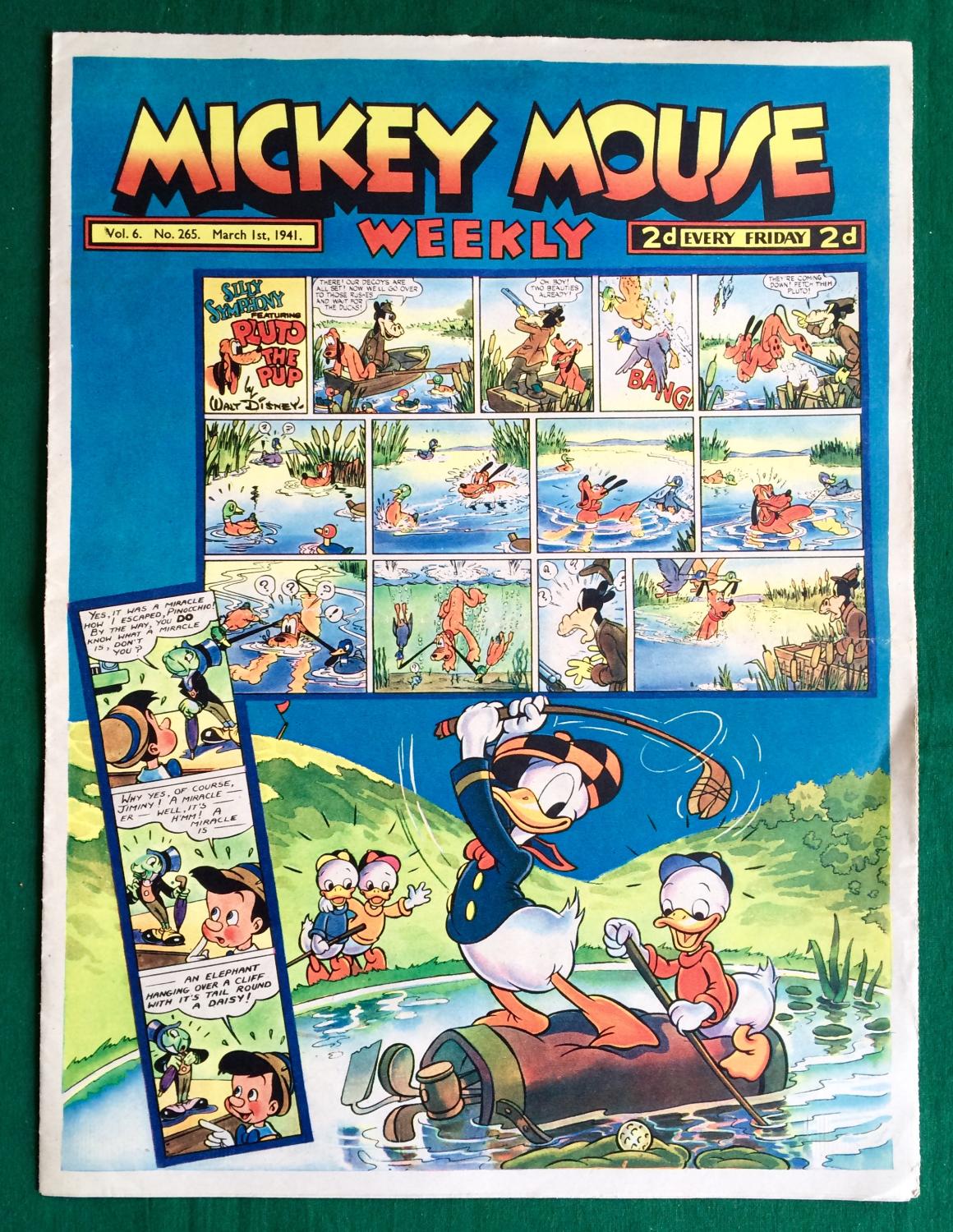 Mickey Mouse Weekly Vol. 6 No. 265 1 March 1941 by Walt Disney interest ...