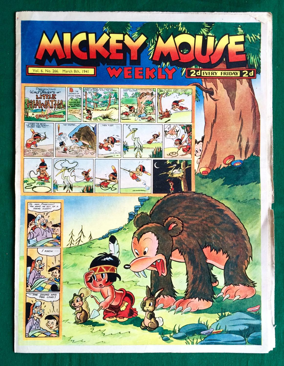 Mickey Mouse Weekly Vol. 6 No. 266 8 March 1941 by Walt Disney interest ...