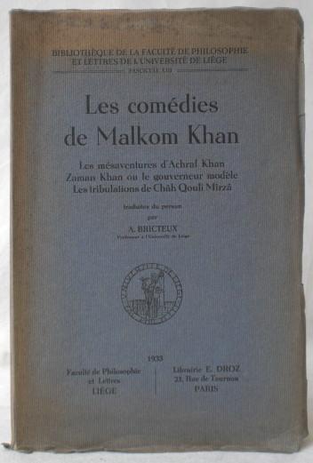 Les comedies de Malkom Khan: Les mesaventures d'Achral Khan. Zaman Khan ...