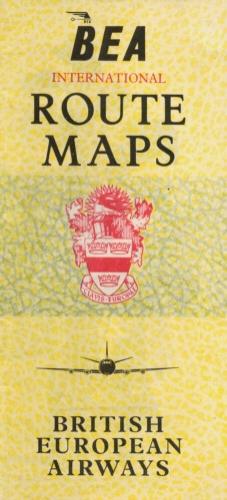 BEA International Route Maps,: good condition Heft (1954) | Antiquariat ...