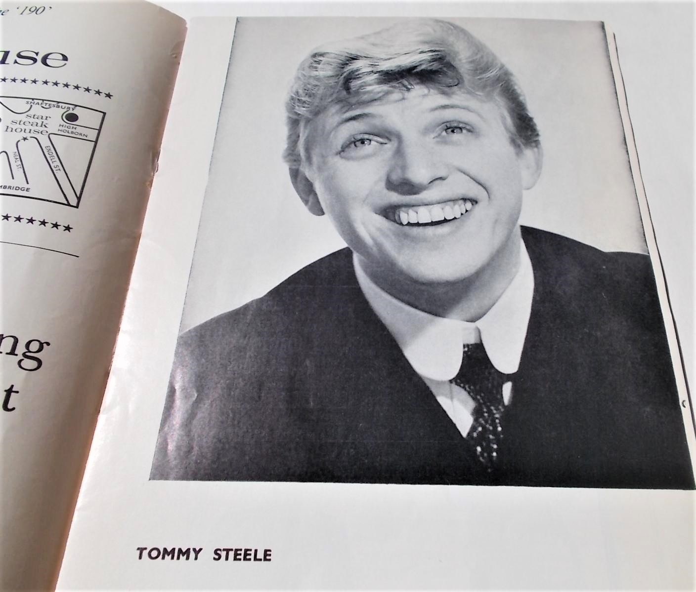 Harold Fielding Presents Tommy Steele as 'Kipps' in "Half a Sixpence" - A New Musical (1963 ...
