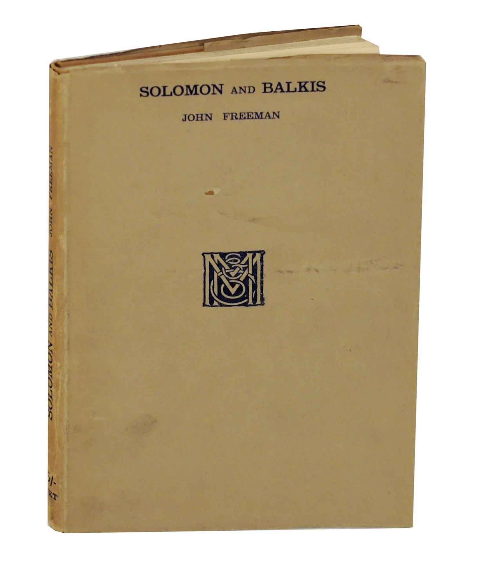 Solomon and Balkis von FREEMAN, John: (1926) | Jeff Hirsch Books, ABAA