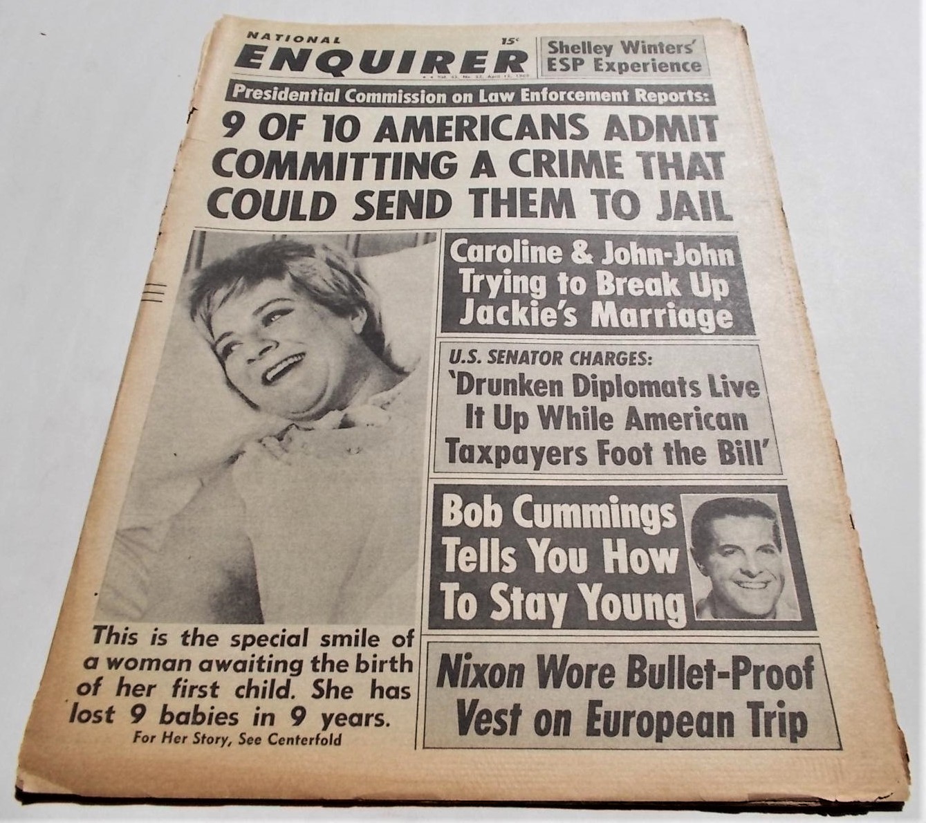 National Enquirer (April 13, 1969) (Supermarket Tabloid Newspaper ...