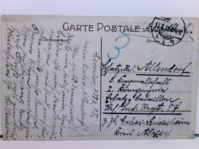 AK Camp de Beverloo - Vue du monument Tacambaro; Feldpost 1915; Belgien ...