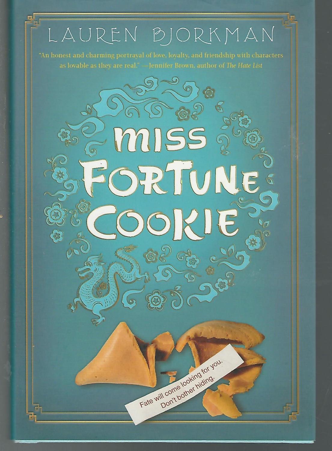 Miss Fortune Cookie by Bjorkman, Lauren: Near Fine Hardcover (2012) 1st ...