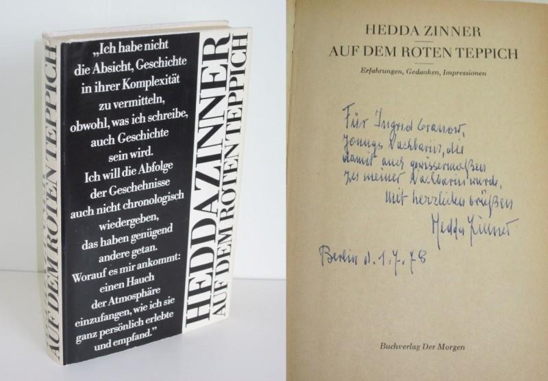 Auf dem roten Teppich Erfahrungen, Gedanken, Impressionen by Hedda ...