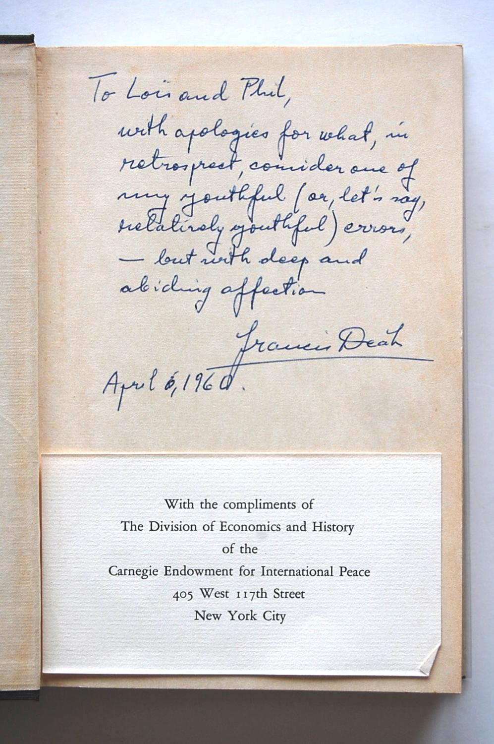 Turkey at the Straits: A Short History by Shotwell, James T.; Francis ...