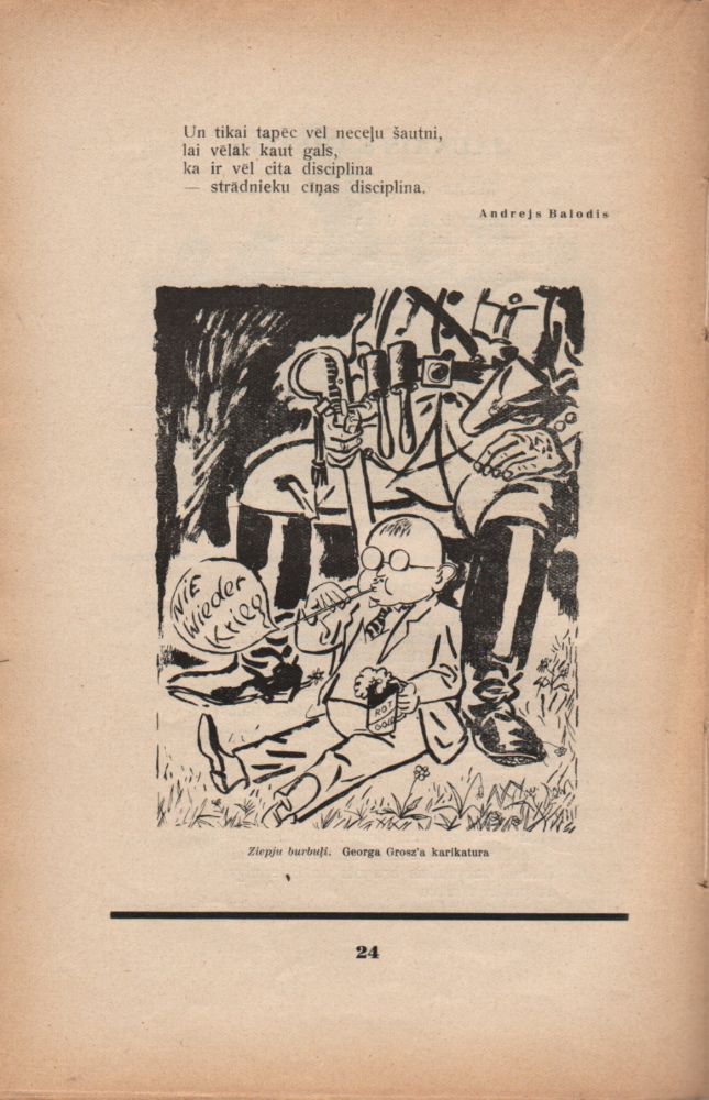 Kreisa fronte. [Left Front.] 1930. No. 2 von Laicens, Linards; Laicens ...