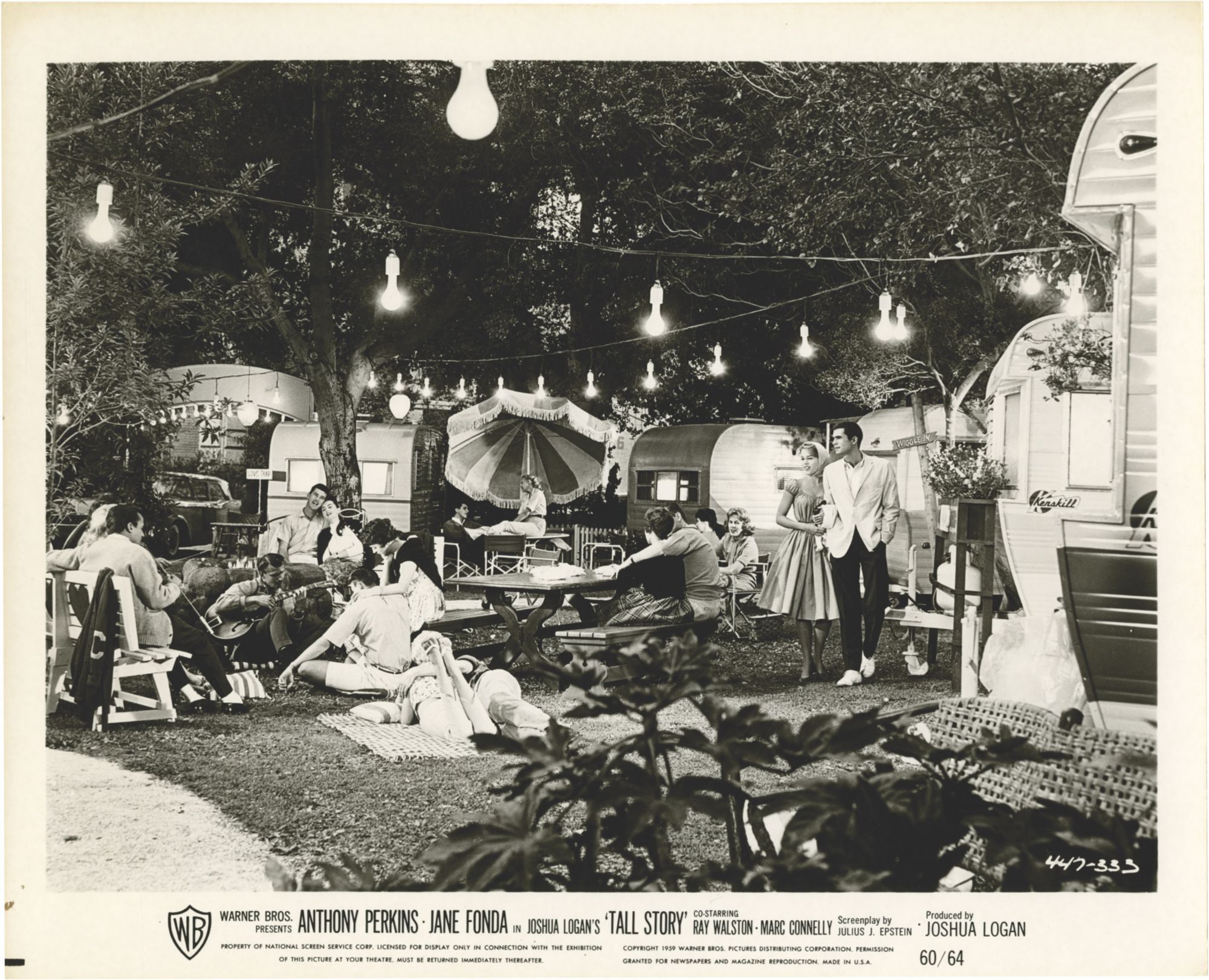 Tall Story (Three photographs from the 1960 film) von Jane Fonda ...