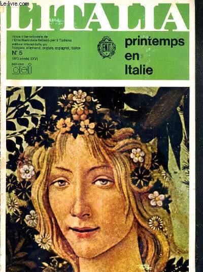 L'ITALIA - N°5 - 1973 - ANNEE XXVI - PRINTEMPS EN ITALIE - Alberto ...