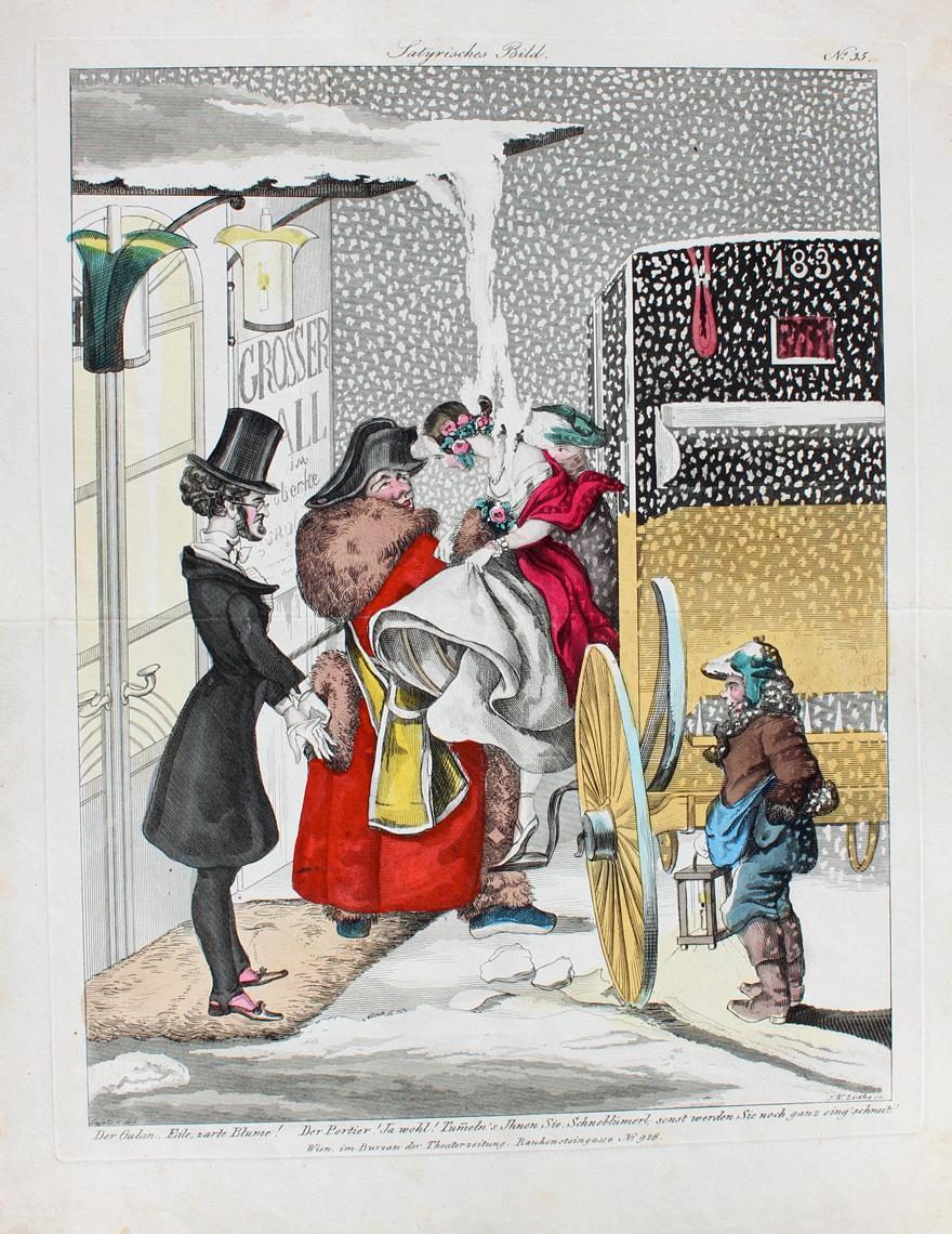 "Der Galan. Eile zarte Blume! Der Portier! Ja wohl!." originale ...