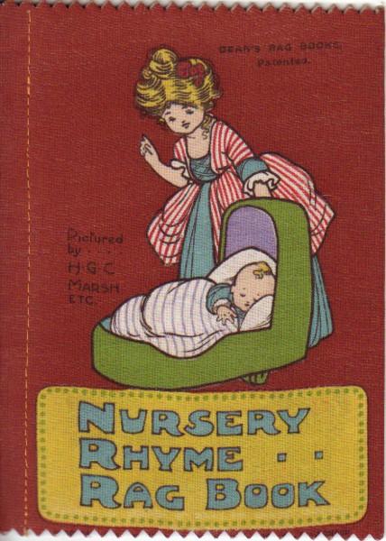 NURSERY RHYME RAG BOOK by Anonymous: Very Fine Sewn Cloth (1914) First ...