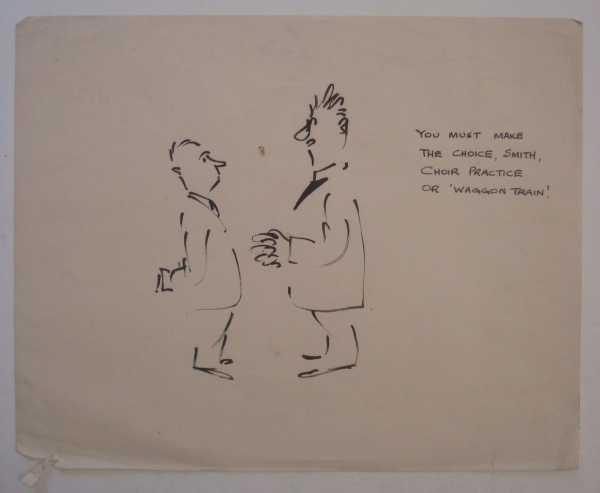 Choir Practice (Bill Ahern, Original cartoon Comic Strip Artwork) by ...