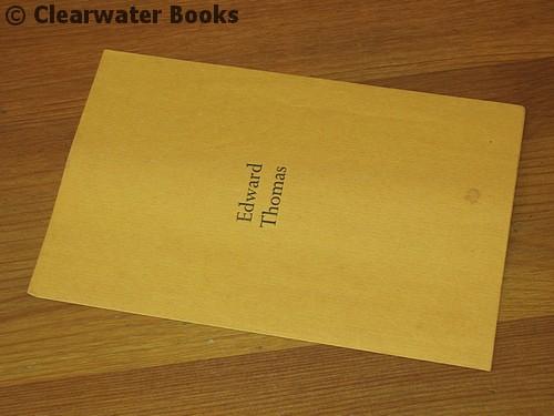 Rain. by EDWARD THOMAS: Very Good Soft cover (1979) | Clearwater Books