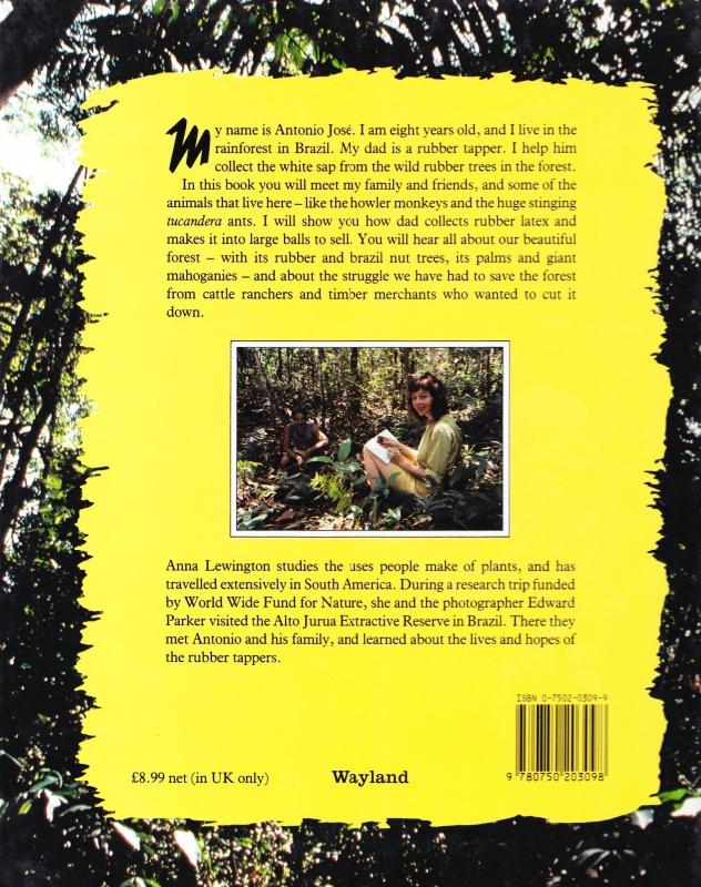 Antonio's Rainforest by ANNA LEWINGTON ; EDWARD PARKER (PHOTOGRAPHS ...