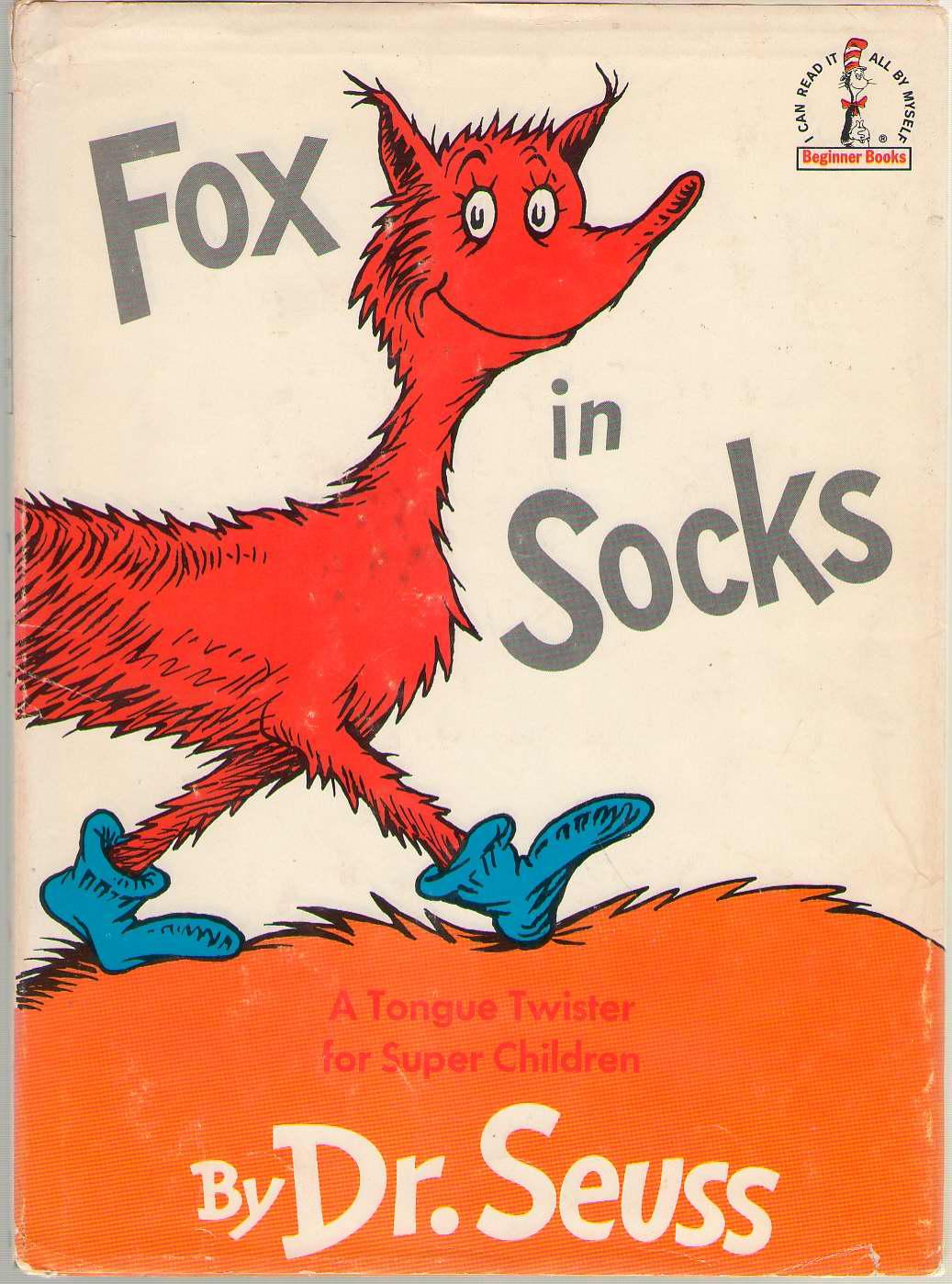 Fox In Socks By Seuss Dr Very Good Hardcover 1965 First Edition