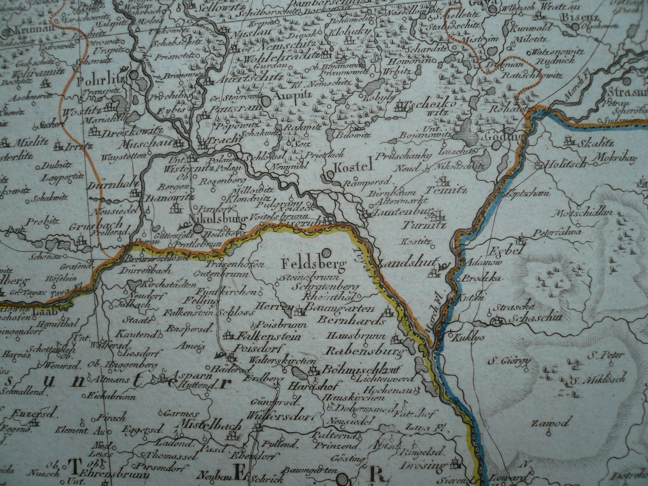 Moravia, anno 1790, Coppermap, Schraembl, Vienna by Schraembl F.A ...