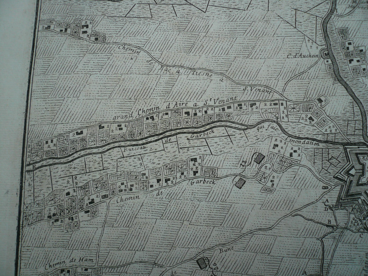 St.Venant-Plan, Capture of 1710, 2 maps, Fricx,anno 1720 by Fricx/Friex ...