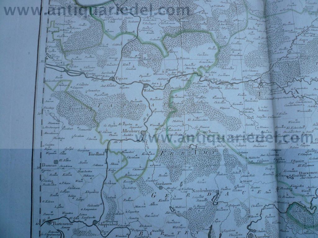 Ostpreussen/East Prussia, anno 1790, Schraembl, Nr. III von Schraembl F ...