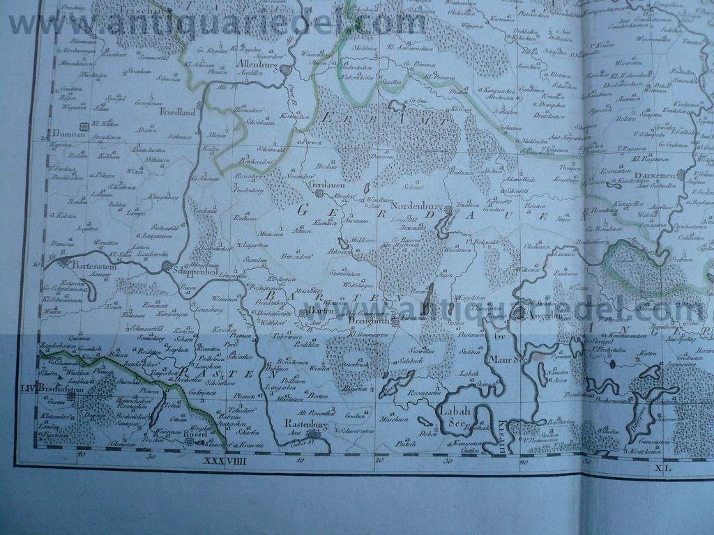 Ostpreussen/East Prussia, anno 1790, Schraembl, Nr. III by Schraembl F ...