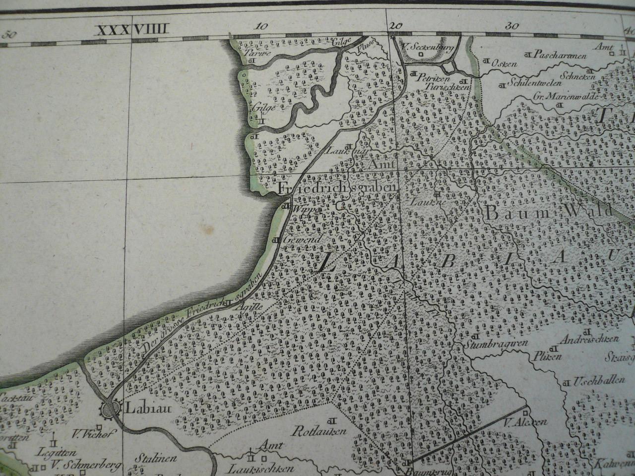 Ostpreussen/East Prussia, anno 1790, Schraembl, Nr. III von Schraembl F ...