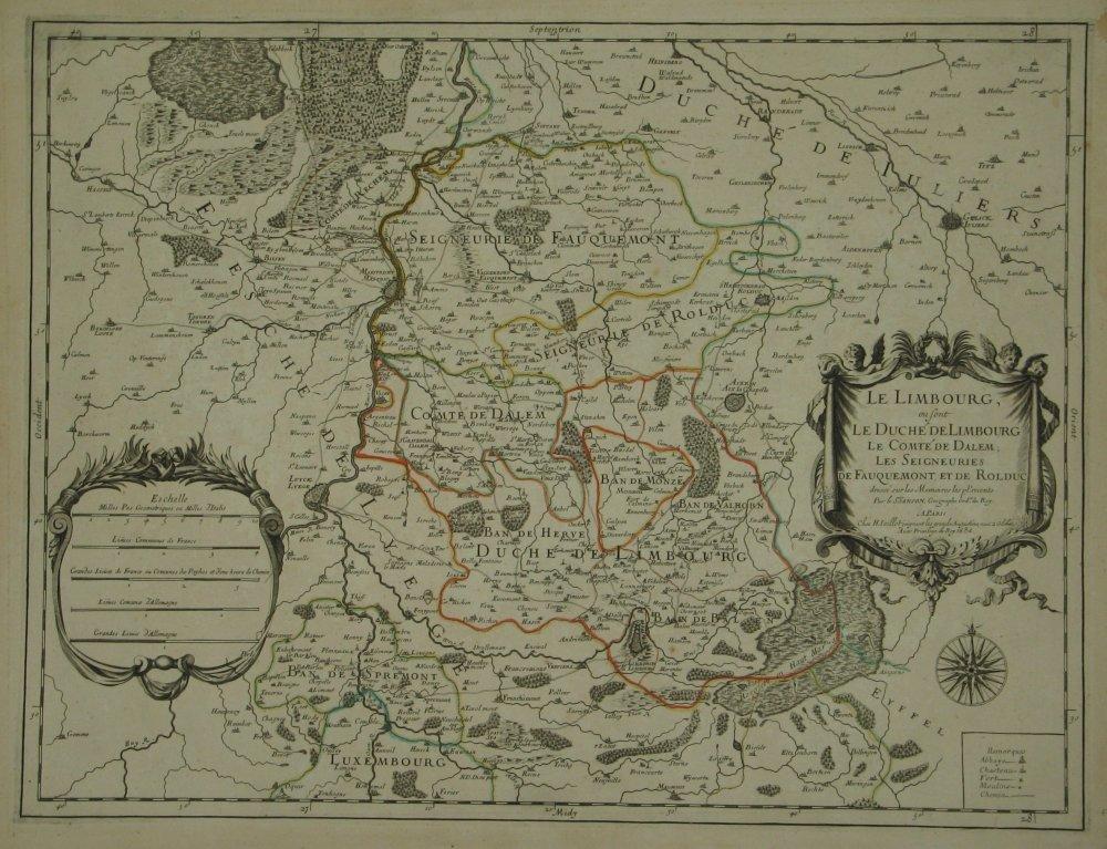 Le Limbourg ou sont Le Duche De Limbourg Le Comté De Dalem; Les ...