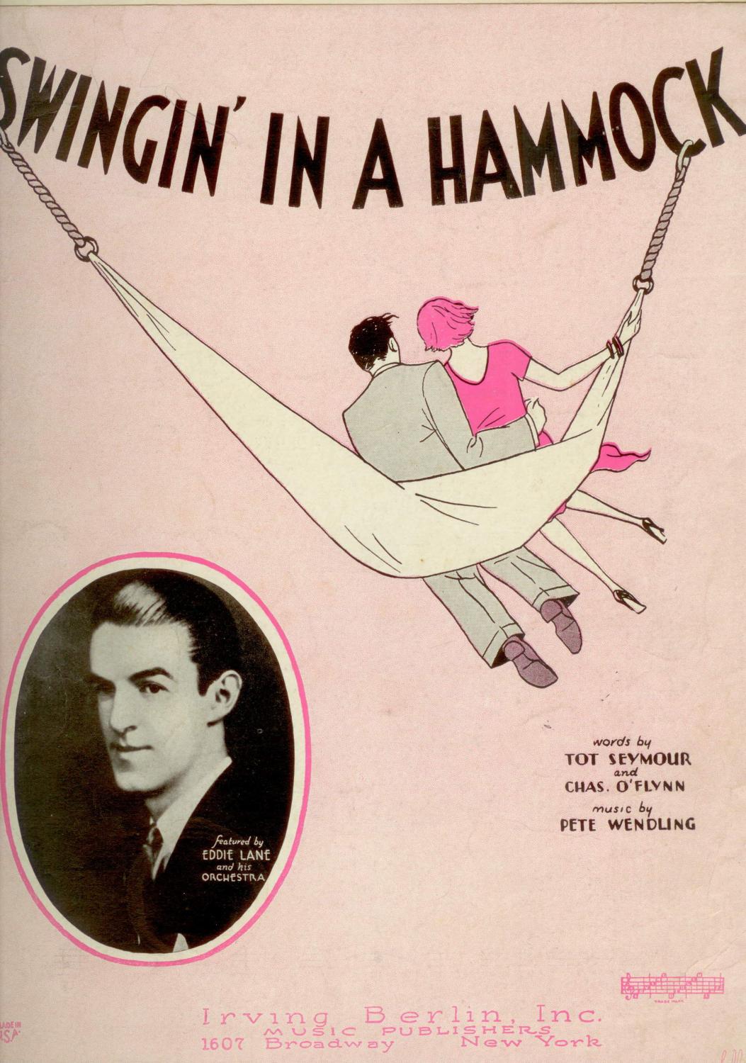 Swingin' In a Hammock (sheet music) by Tot Seymour, Chas. O' Flynn ...