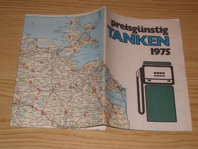 Intertank -Tankstellen in der DDR 1975,: Landkarte (1974 ...