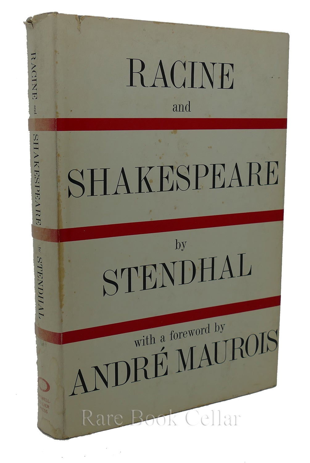 RACINE AND SHAKESPEARE by Stendhal: Hardcover (1962) First Edition ...