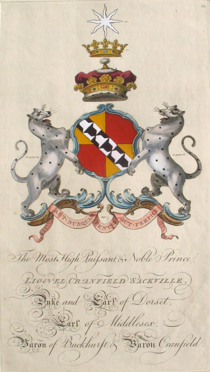 Family Crest of The Most High, Puissant & Noble Prince, Lionel ...