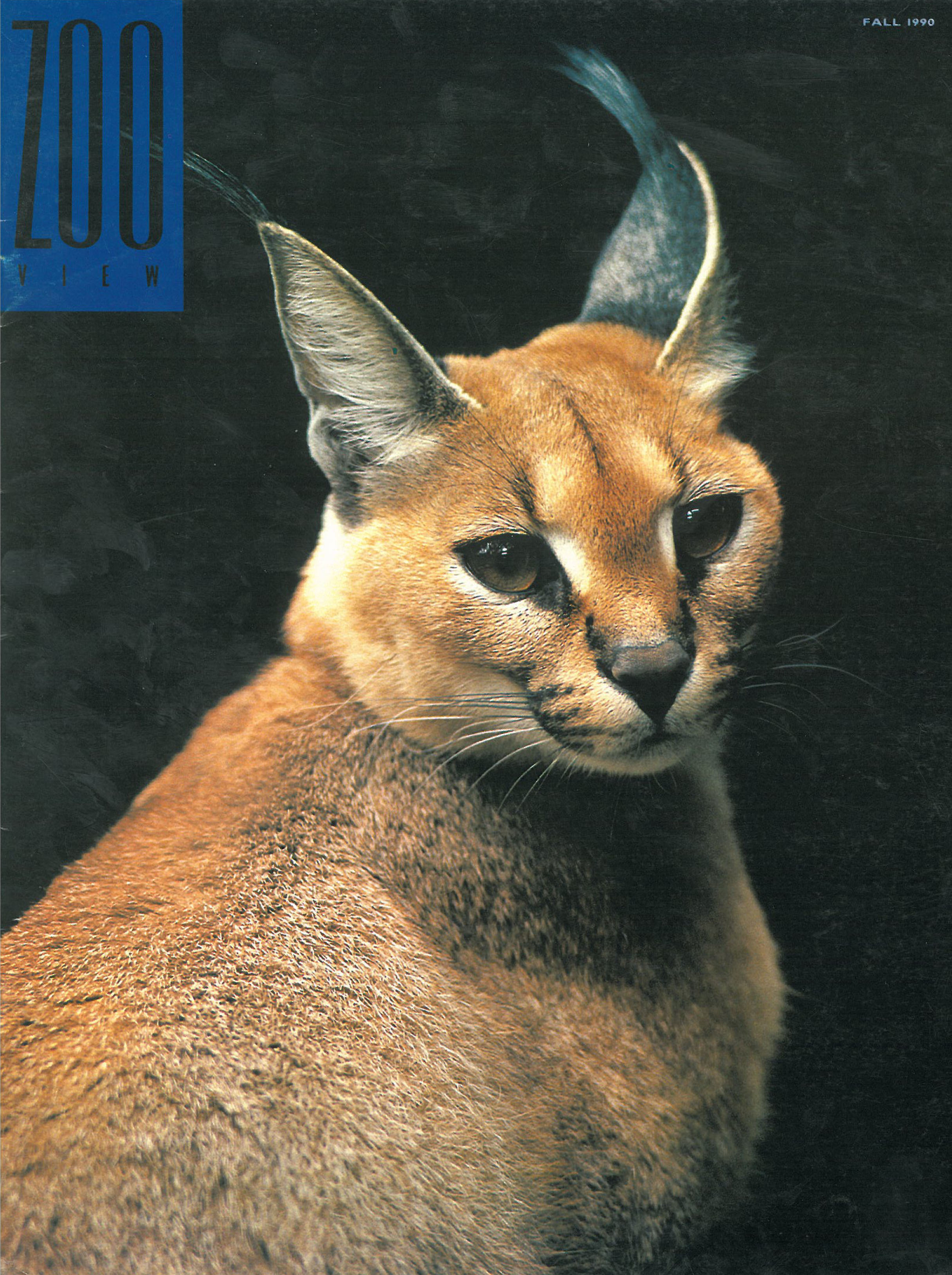 ZOO VIEW Magazine, Fall 1990 von Los Angeles Zoo: sehr guter Zustand ...