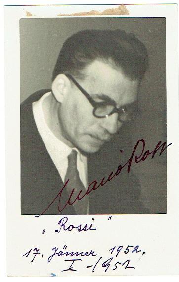 Signed postcard photograph. de Rossi, Mario, Italian conductor (1902 ...