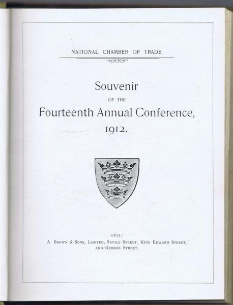 National Chamber of Trade. Souvenir of the Fourteenth Annual Conference ...